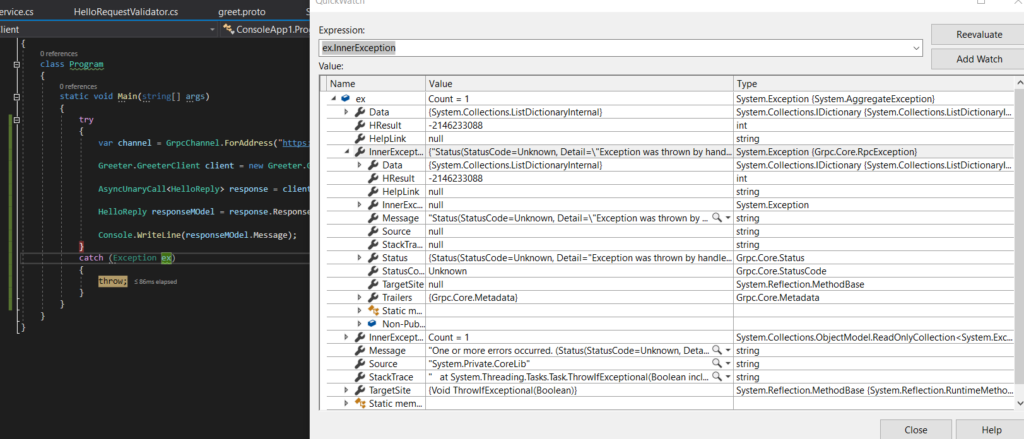 Digitteck | ASP.NET | GRPC - Custom Error Handling Digitteck | ASP.NET | GRPC - Custom Error Handling