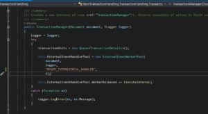 Digitteck | Revit.NET | Transaction Handler Pool